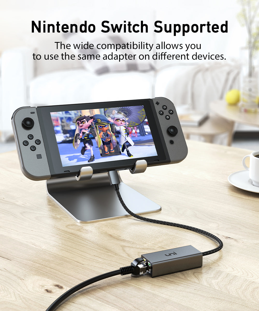 Ethernet Adapter fur Nintendo Switch Lite Kabelnetzwerkadapter ihn uni
